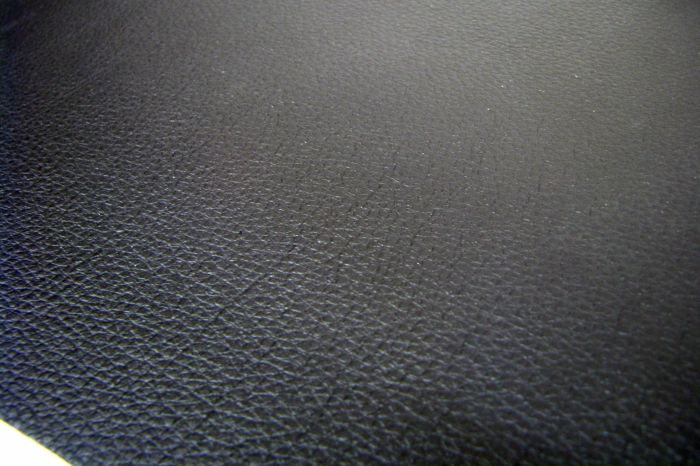 Vegan Microfiber Leather – Black, Breathable, Durable (12" x 12")