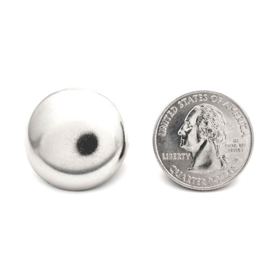 Giant 1 Inch Silver Dome Studs for Jackets, Leathercraft & DIY ...