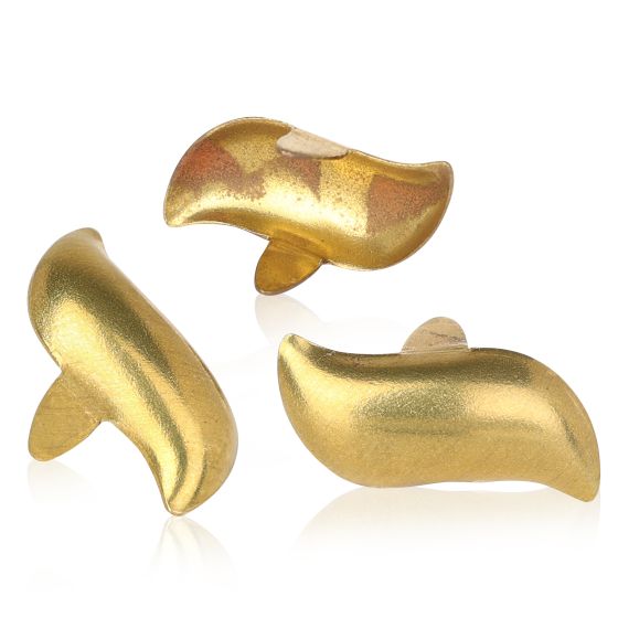 Feather-Drop Brass Stud