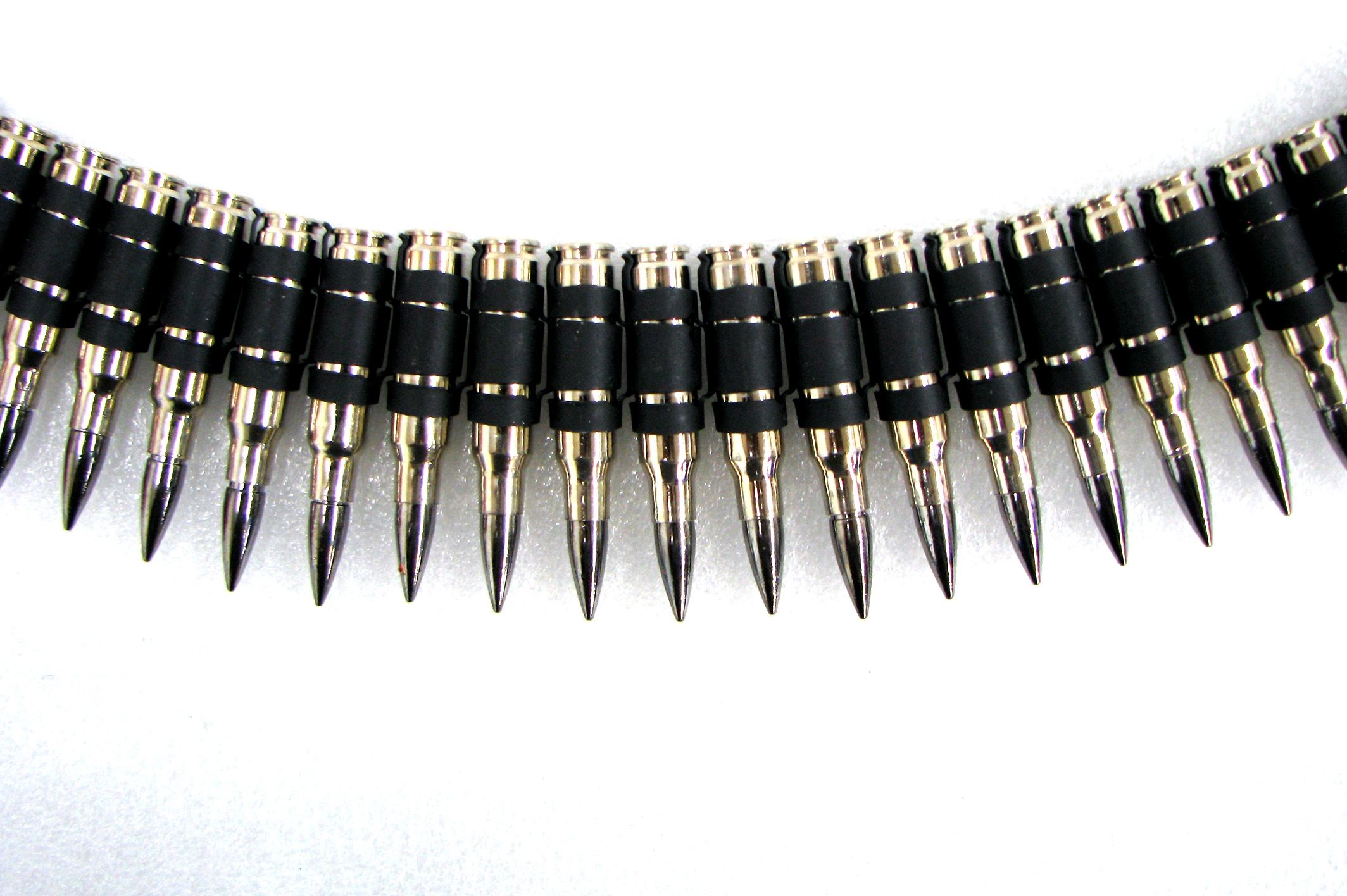 Gunmetal Inert Bullet Belt for a Great Presence on Stage